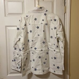 Style & Co. | Jackets & Coats | Printed Twill Zipfront Jacket | Poshmark